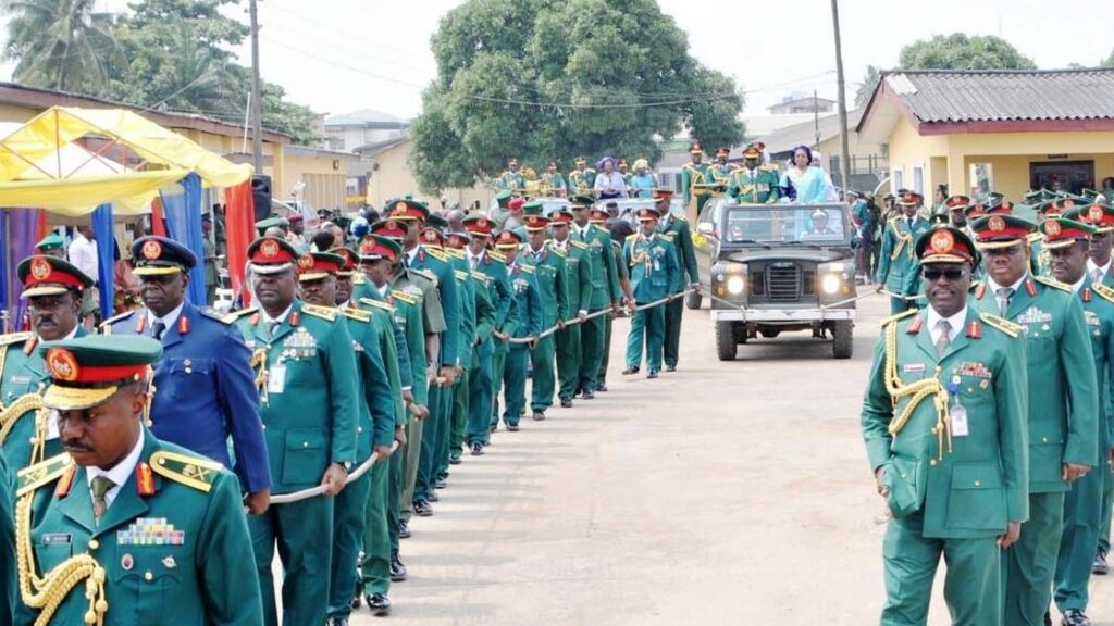 Nigerian Army Corps of Artillery Pulls Out 7 Generals, 38 Others in Kaduna - SIGNAL